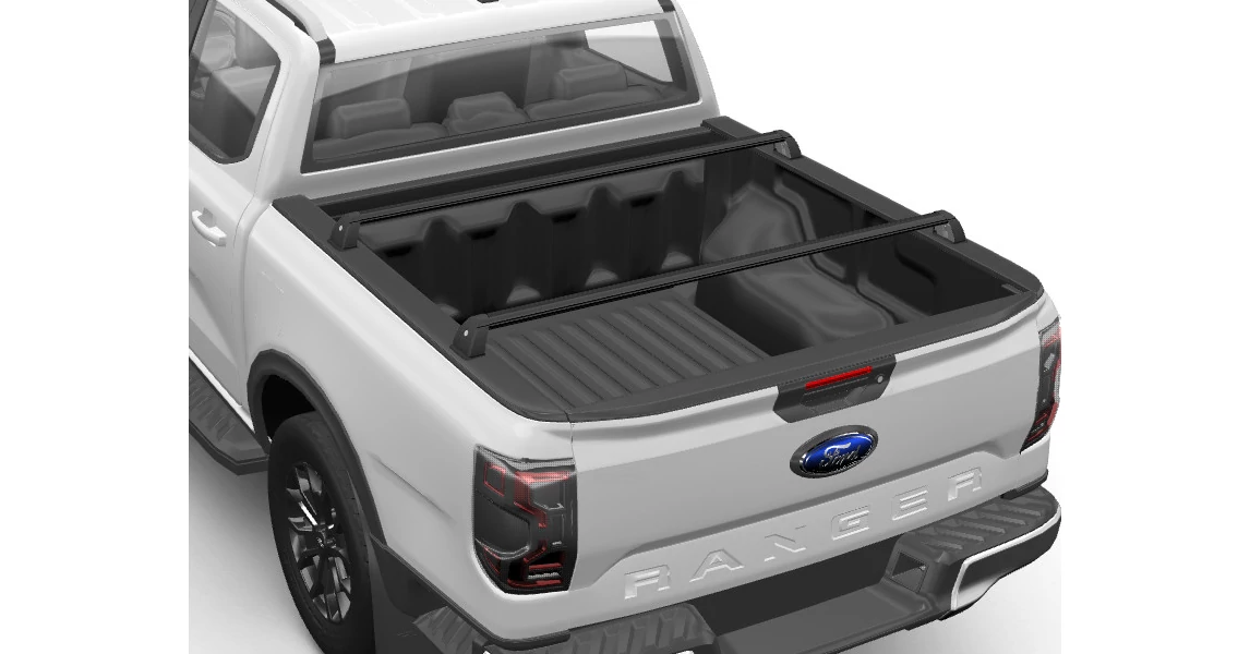 RealTruck Mountain Top Cargo carriers for bed rail - black, 1 pair ...