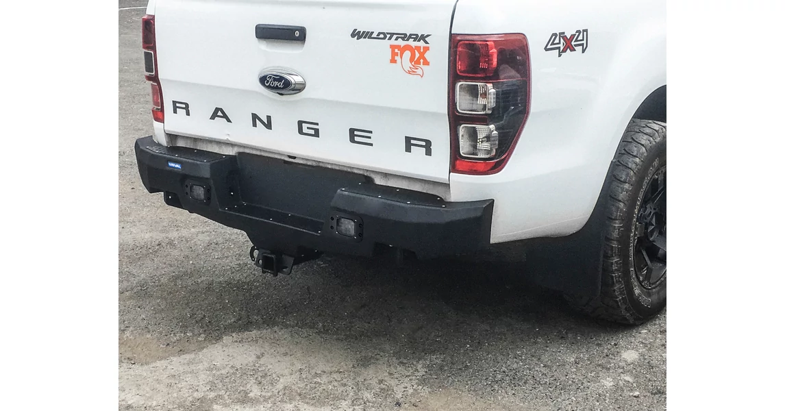 Rival Alu Stoßstange, hinten - Ford Ranger 2012-2022 - Doppelkabine ...