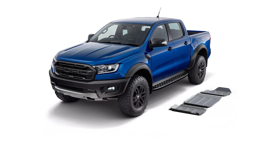 Rival Underbody guard set, 4mm aluminium - Ford Ranger Raptor 2019-2022 ...