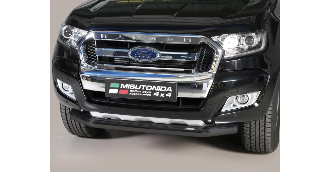 Misutonida Spoiler Bar, 76 mm - black - Ranger 2012-2022 - Front-, Side ...
