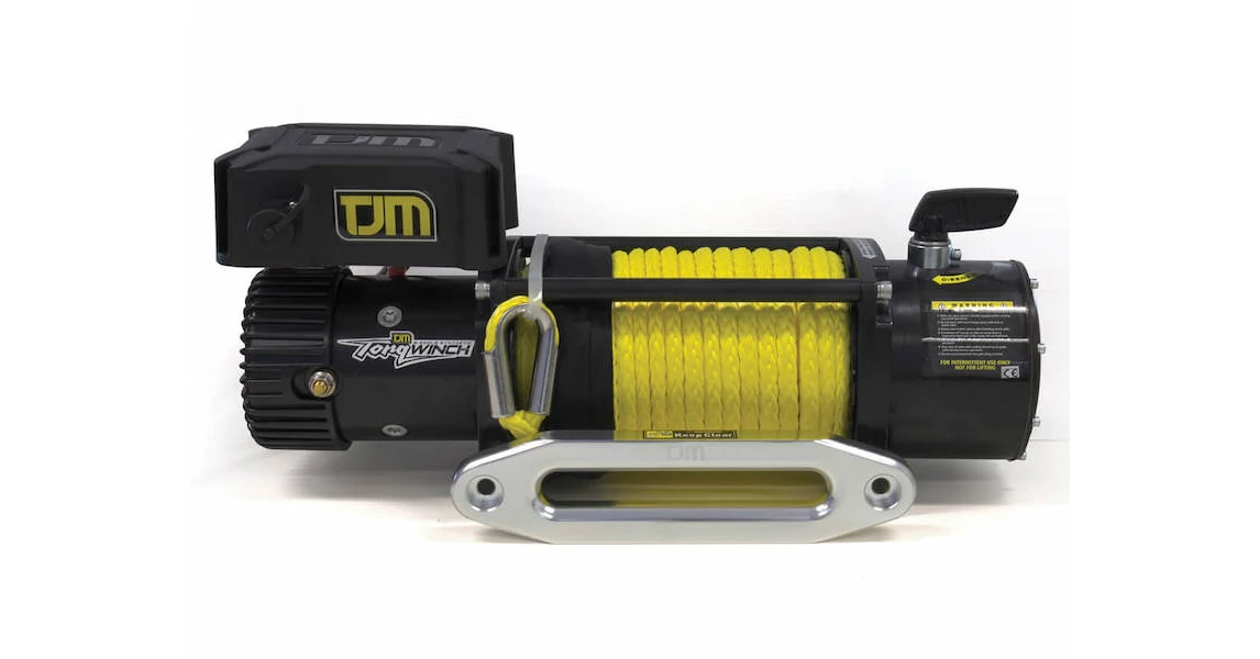 TJM Torq Winch 9500LB - synthetic rope, remote control - Double Cab ...