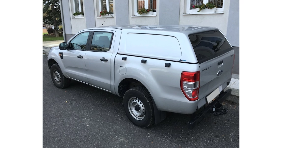 Aeroklas Commercial hardtop - 7FD conquer grey - Ford Ranger Raptor ...