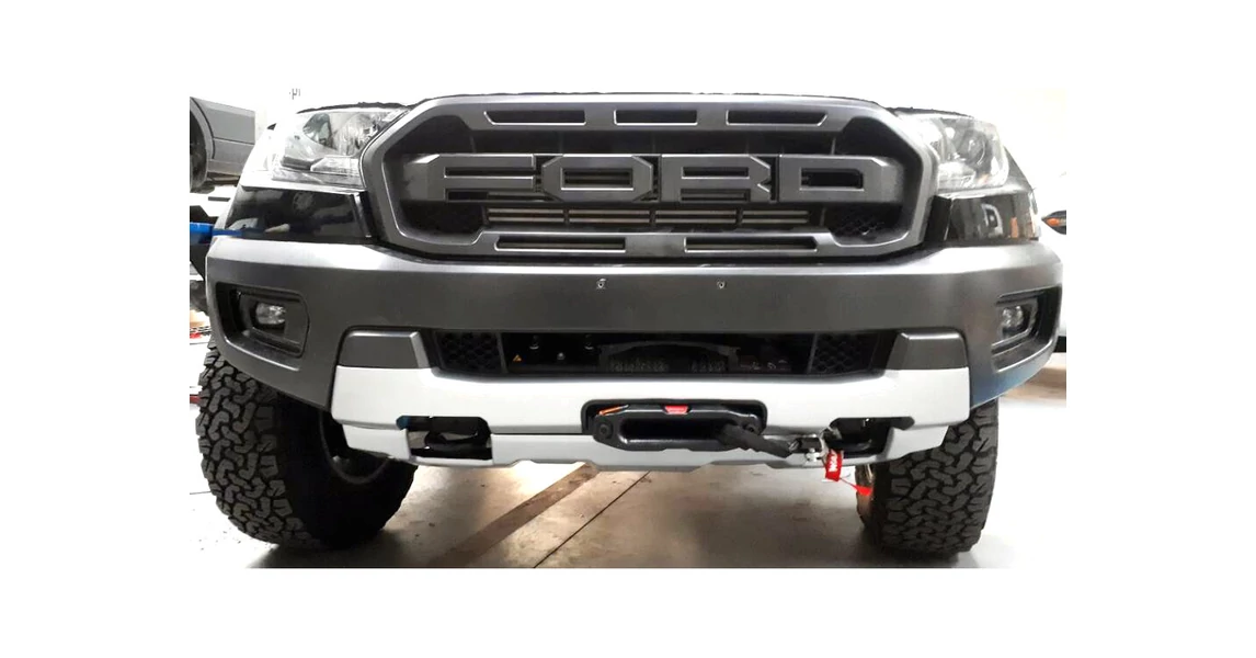 Steeler Hidden winch mount - Ford Ranger Raptor 2019-2022 - Ranger ...