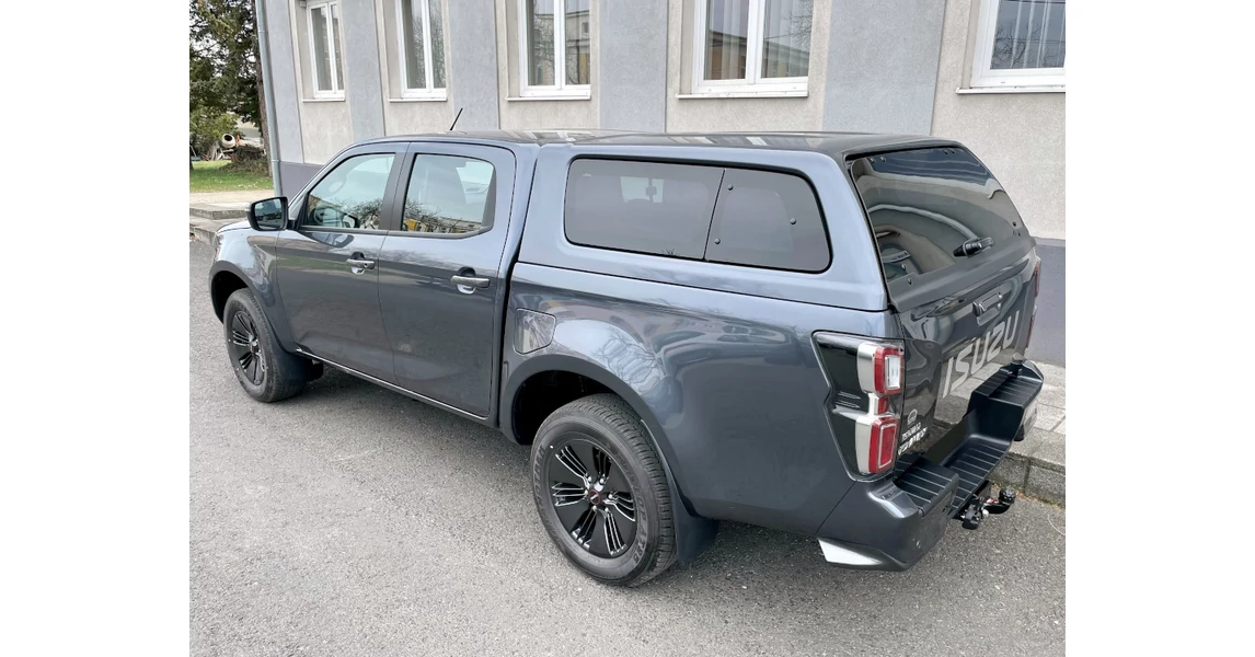 Aeroklas Stylish hardtop - pop-out side window - 588 islay grey - Isuzu ...