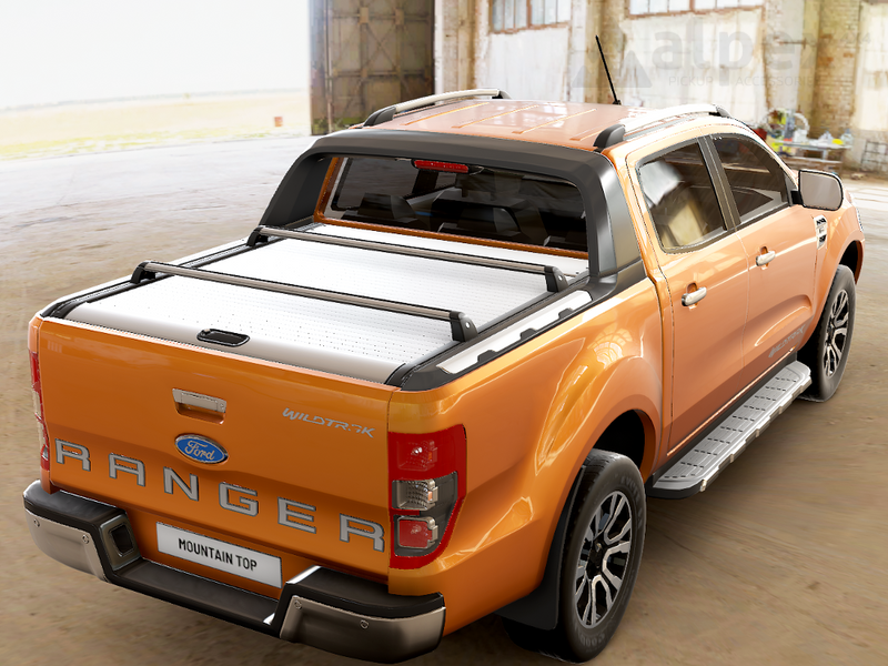 Ranger Wildtrak, Mountain Top MTR Alu-Rollo - silber - Ford D/C 2012 ...