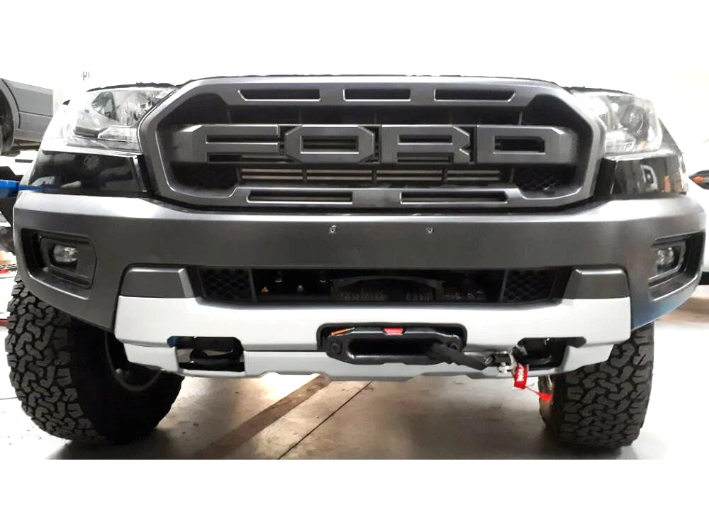Steeler Seilwinde Montageplatte vorne Ford Ranger Raptor 2019 2022 Ranger Raptor 2019 22 Alpex 4x4 Pickup Zubehor